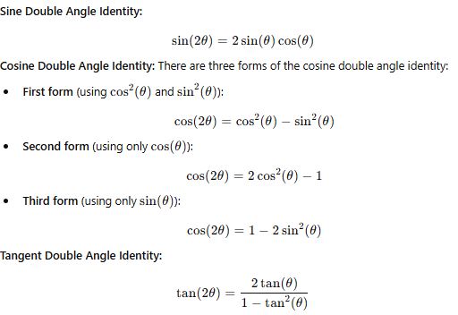 What are the Key Trigonometry Formulae for 2025?