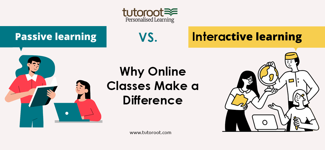 How do Interactive and Passive Learning Impact Online Classes?